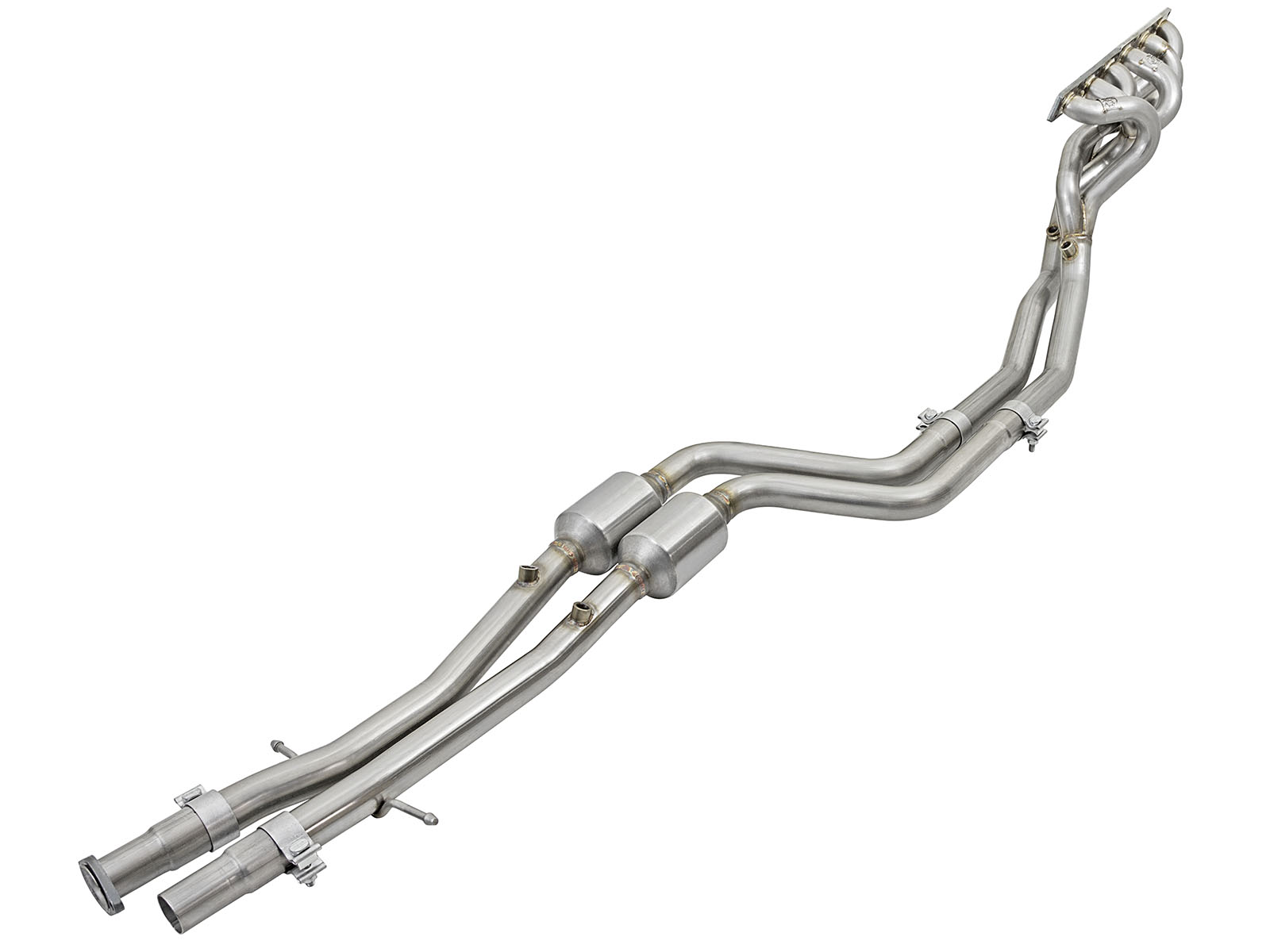 Afe Power 48 36316 Yc Twisted Steel Header And Mid Pipe Street Series ...