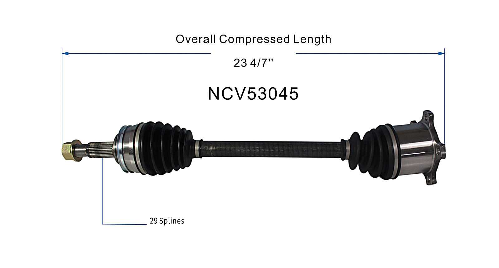 93-94 INFINITI J30 CV Axle Assembly - Rear Left | NCV53045 | GSP North ...