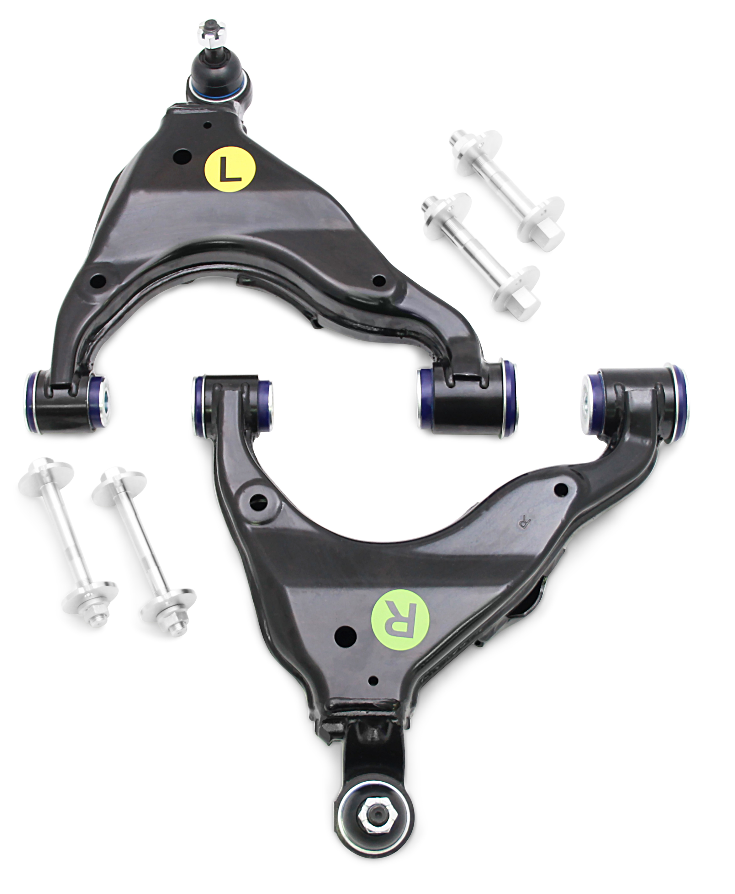 Front Lower Control Arm, Ball Joint and Camber Pin Kit